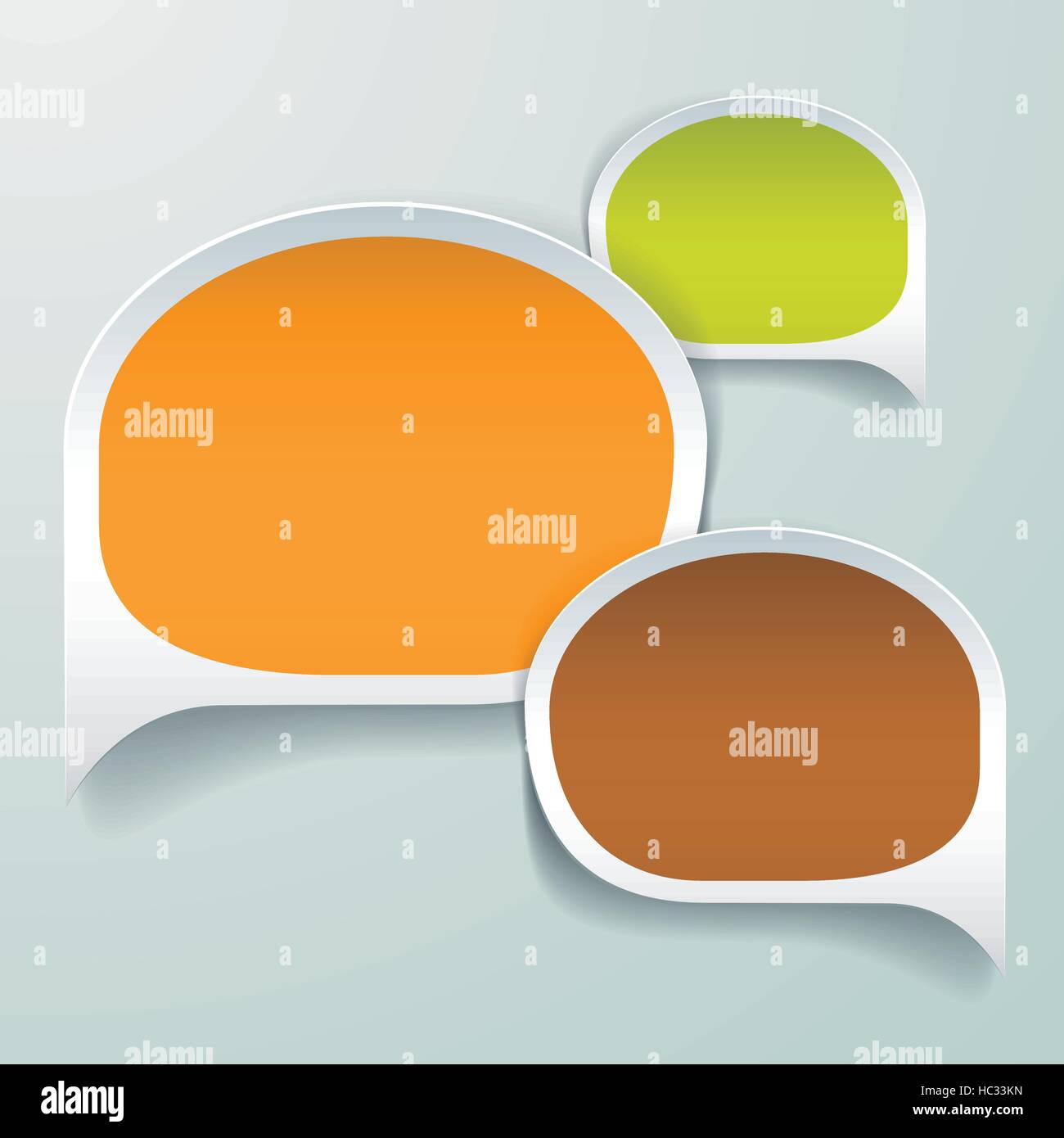 colorful abstract paper speech bubble design elements Stock Vector Image & Art - Alamy