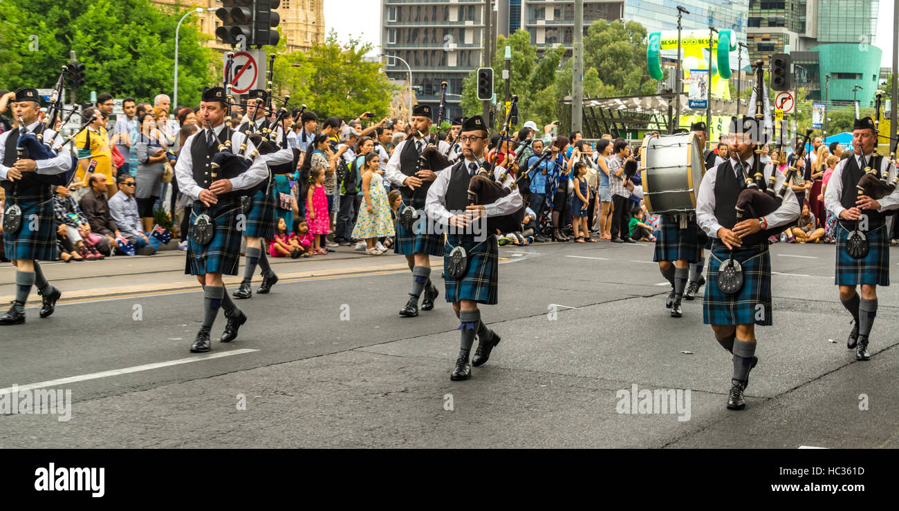 Australia Day City Adelaide - Parade! Stock Photo - Alamy