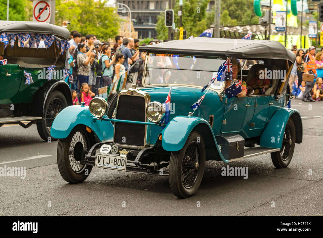 Australia Day City Adelaide - Parade! Stock Photo - Alamy