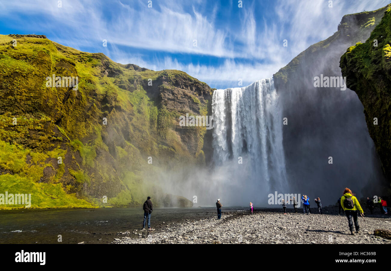 Waterfall tourism hi-res stock photography and images - Alamy