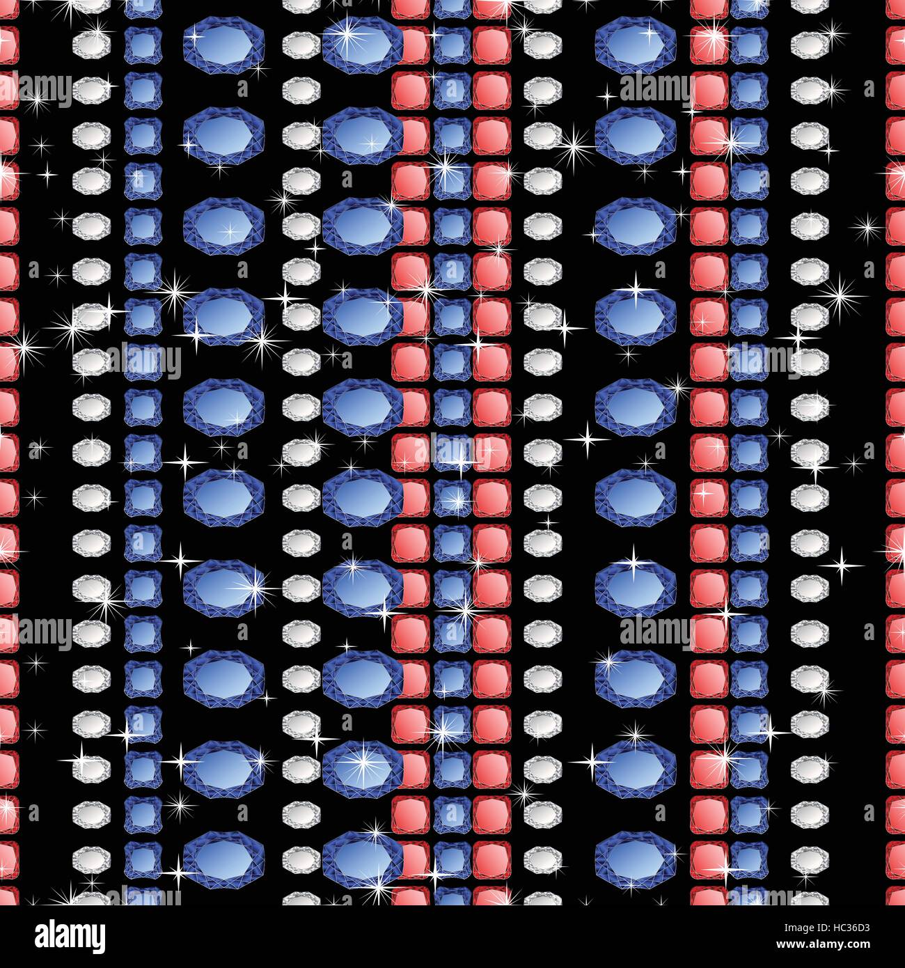 Diamonds seamless pattern Stock Vector Image & Art - Alamy