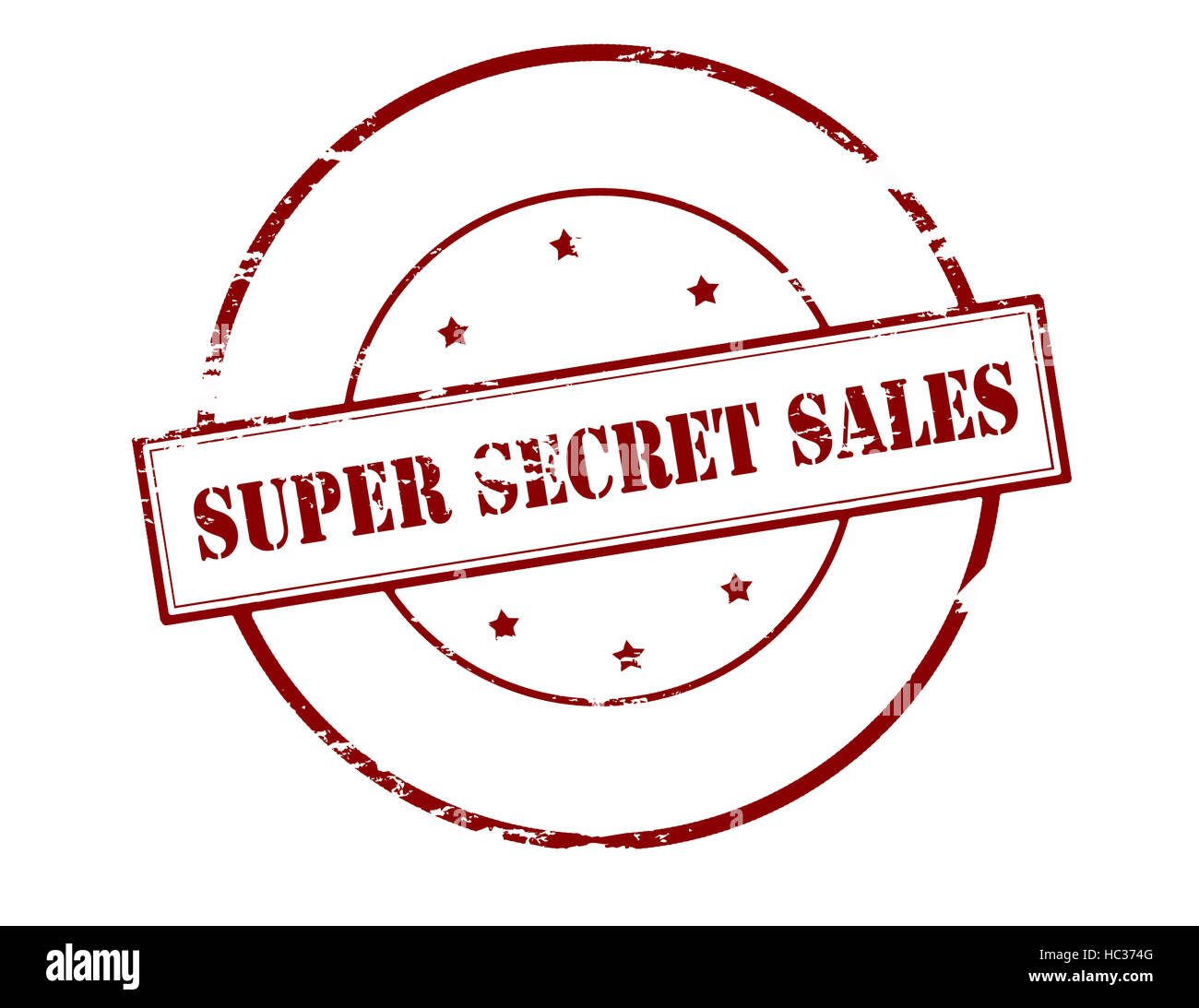 Stamp with text super secret sales inside, vector illustration Stock ...