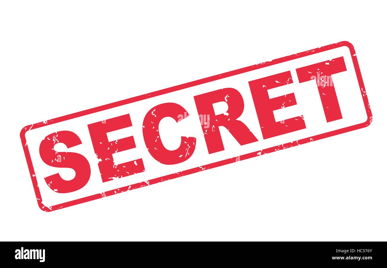 stamp secret with red text over white background Stock Vector Image ...
