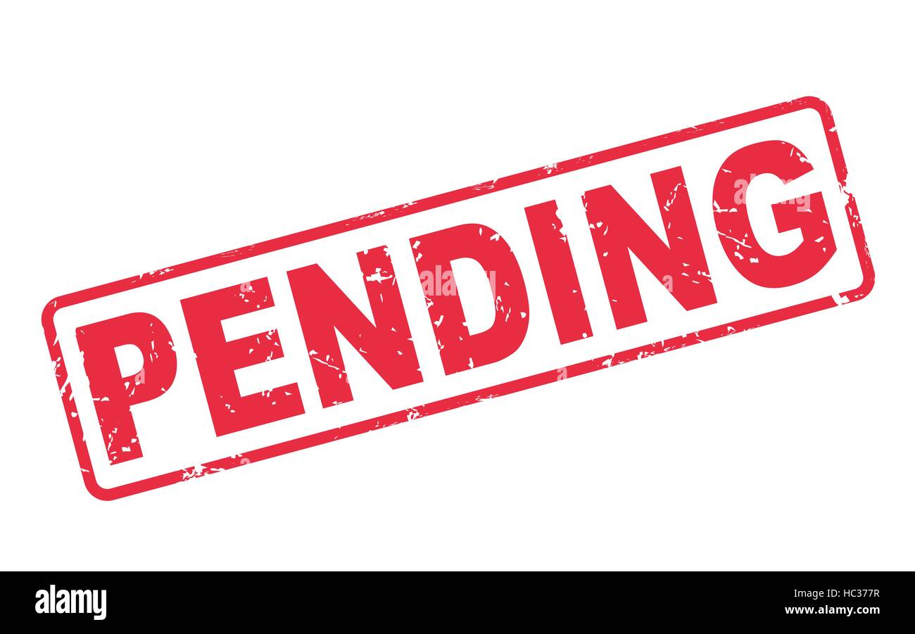 Pending word Stock Vector Images - Alamy