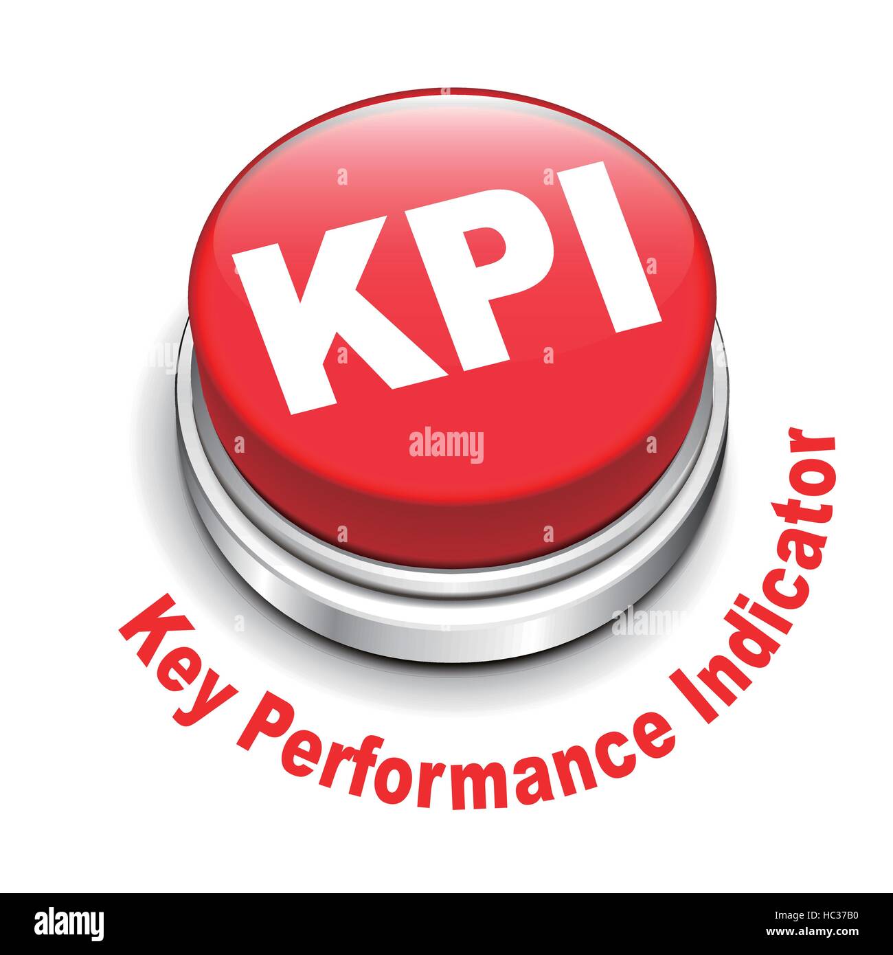 3d Illustration Kpi Key Performance Stock Vector Images - Alamy