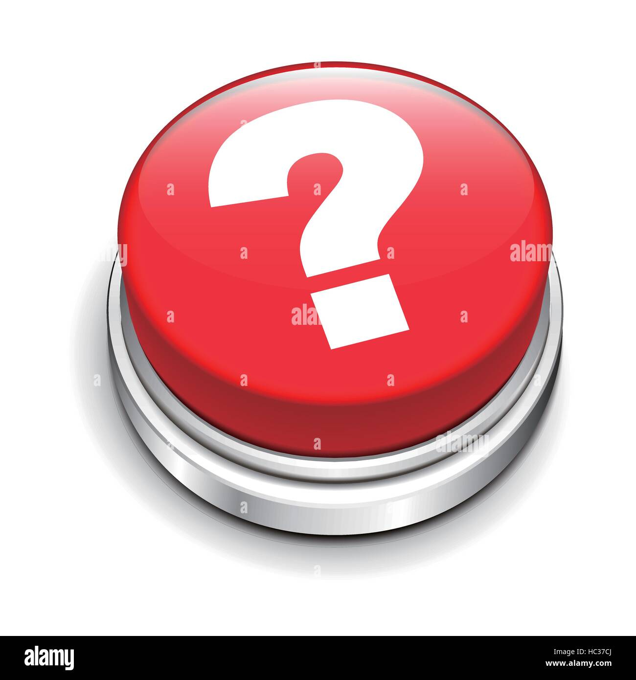 3d button red with question mark sign hi-res stock photography and ...