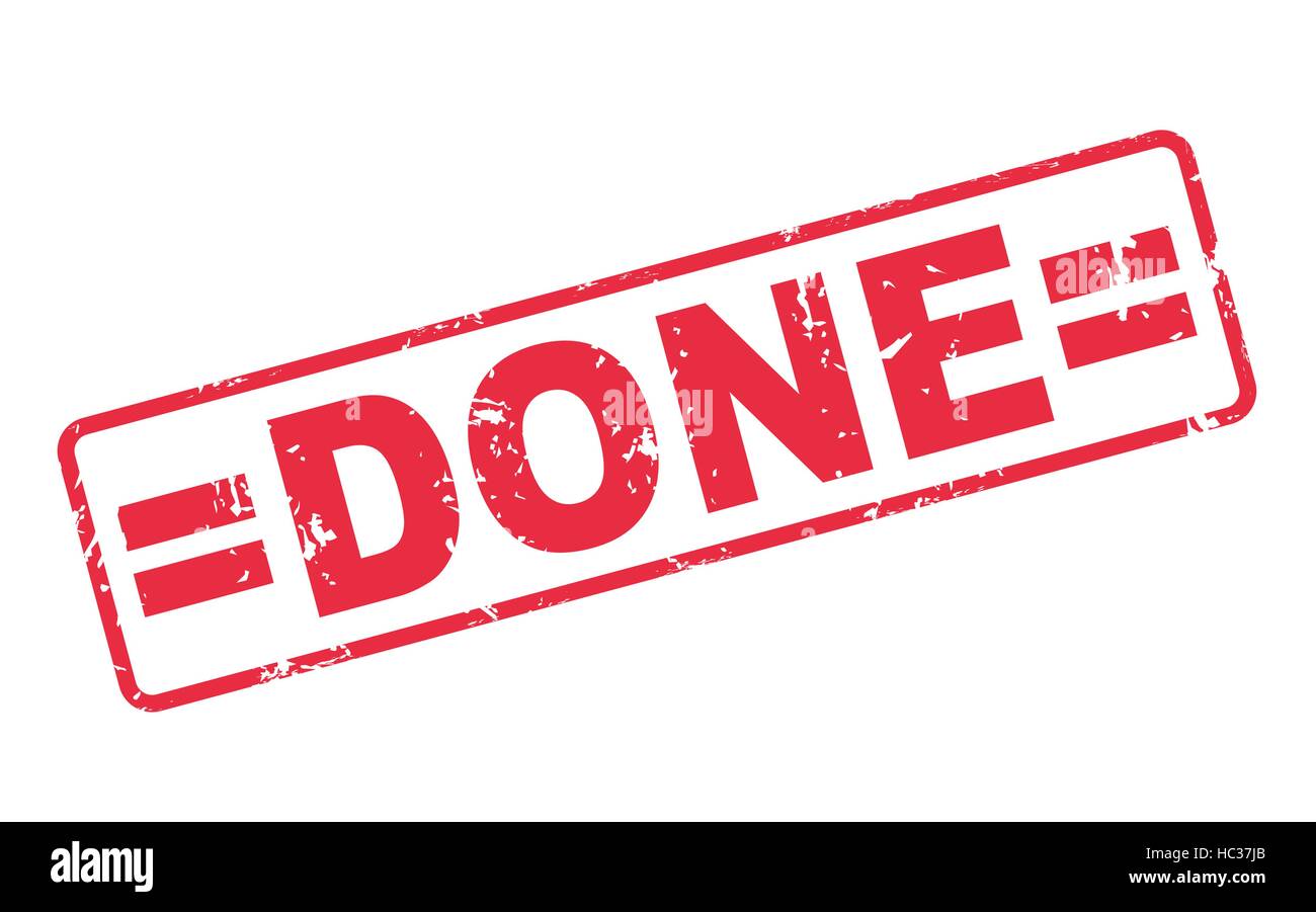 stamp done with red text over white background Stock Vector Image & Art ...