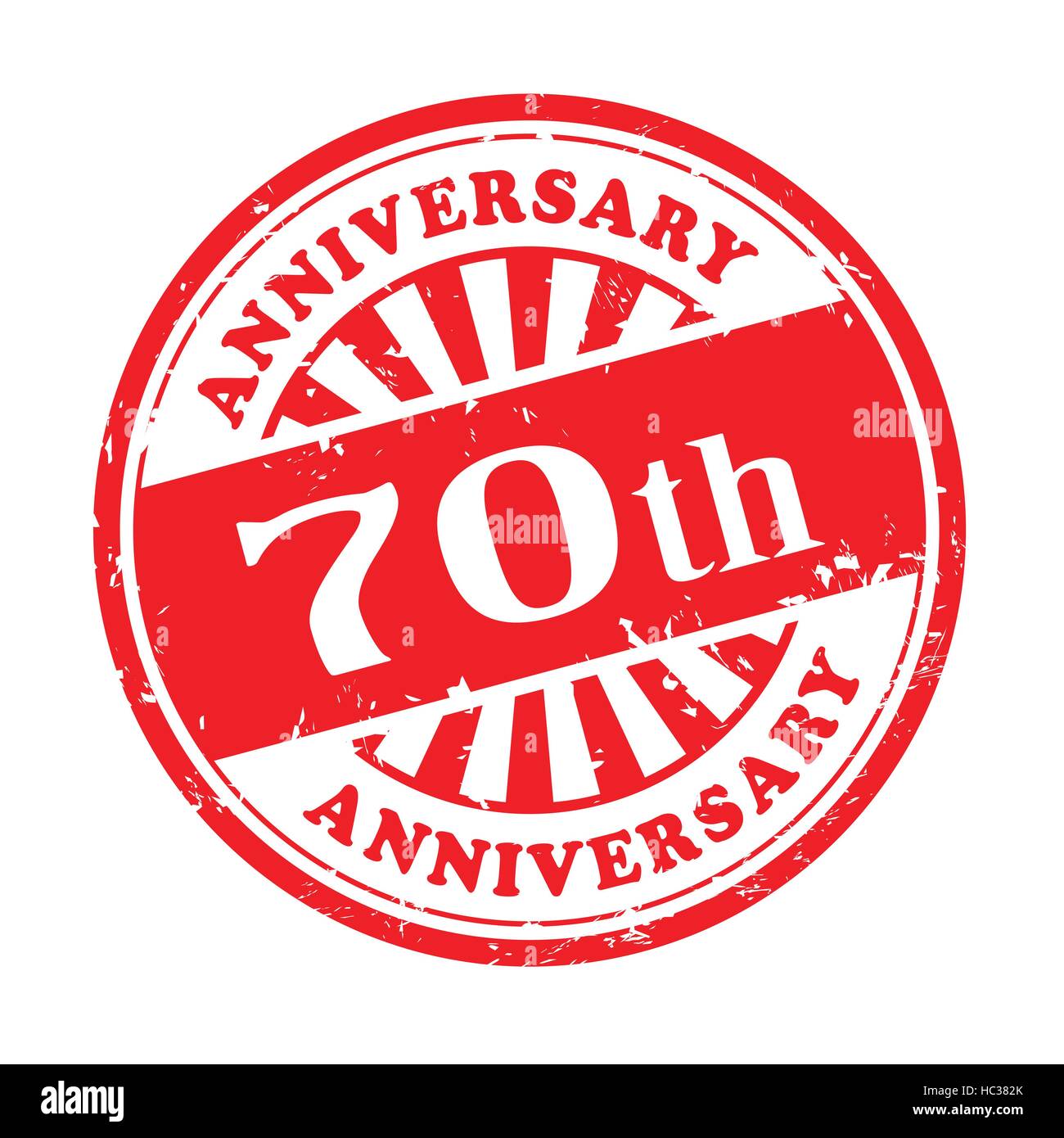 Happy 70th anniversary Cut Out Stock Images & Pictures - Alamy