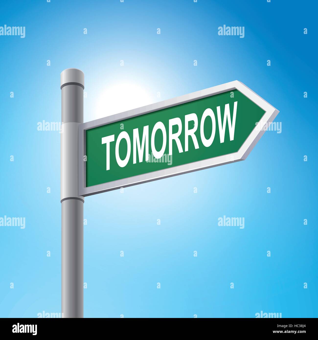 Crossroad 3d vector road sign hi-res stock photography and images - Alamy