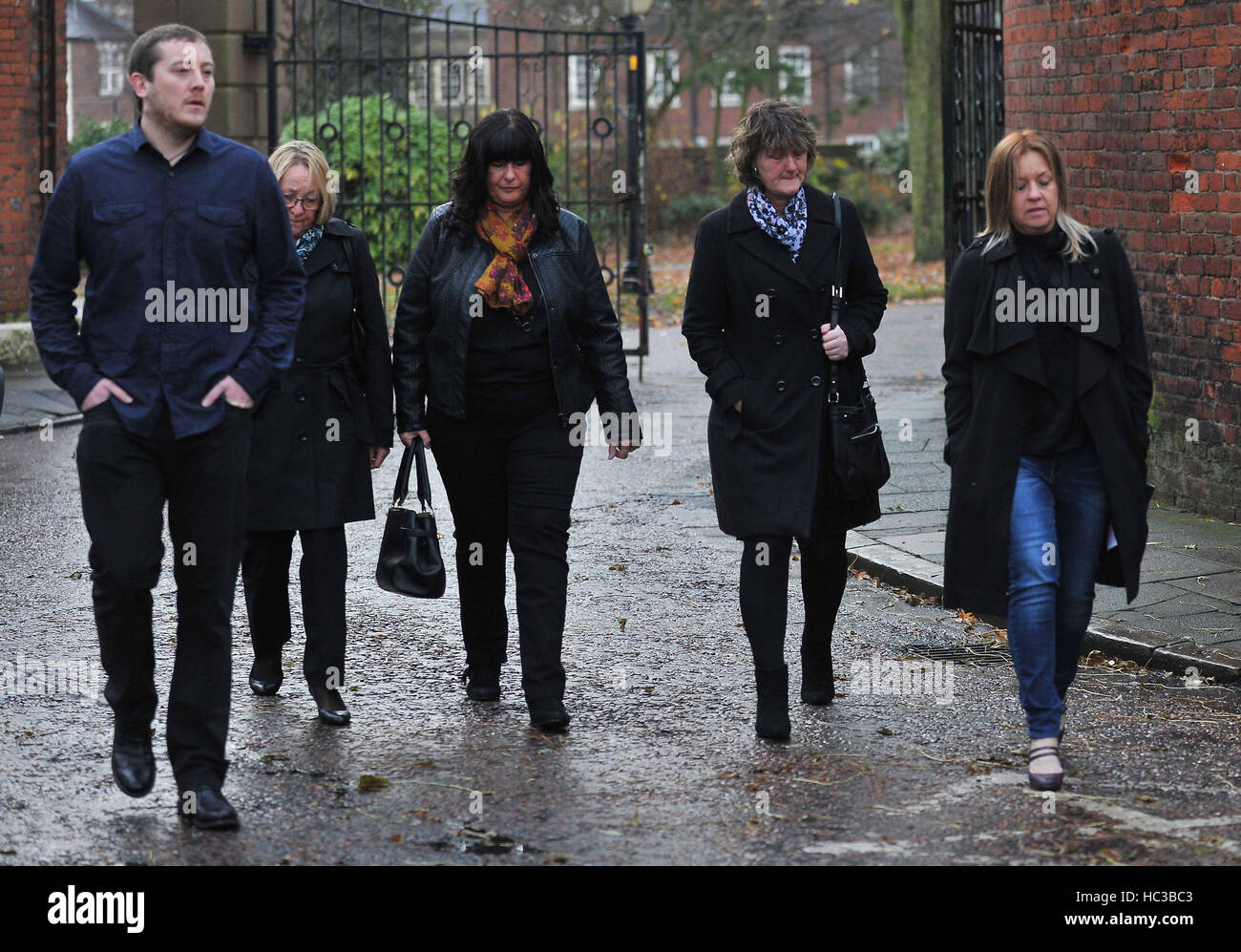 Ruth Lowe (second left), mother of Jack Lowe, and Joanne Dakin (second ...