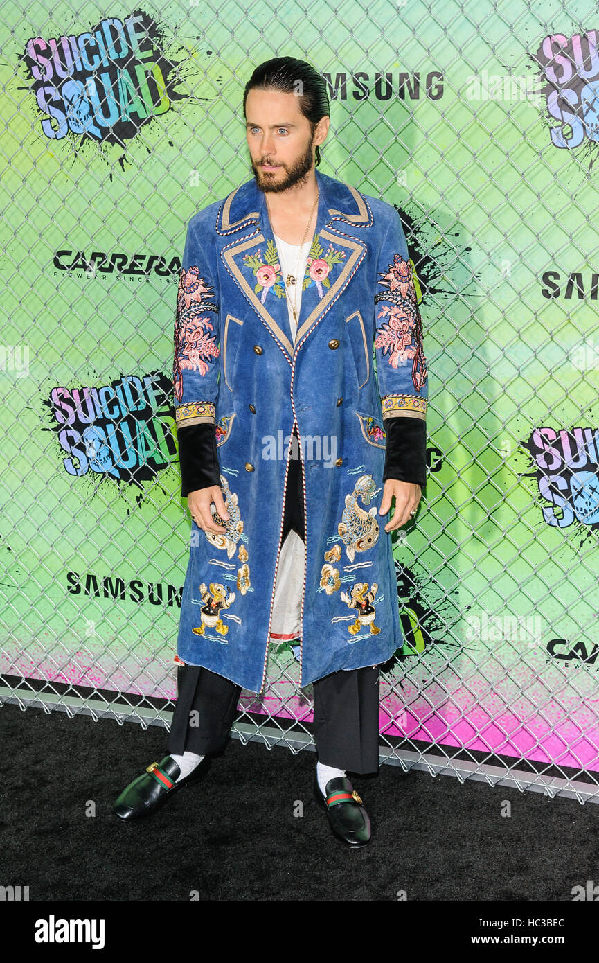 Suicide Squad world premiere at the Beacon Theater Featuring: Jared ...