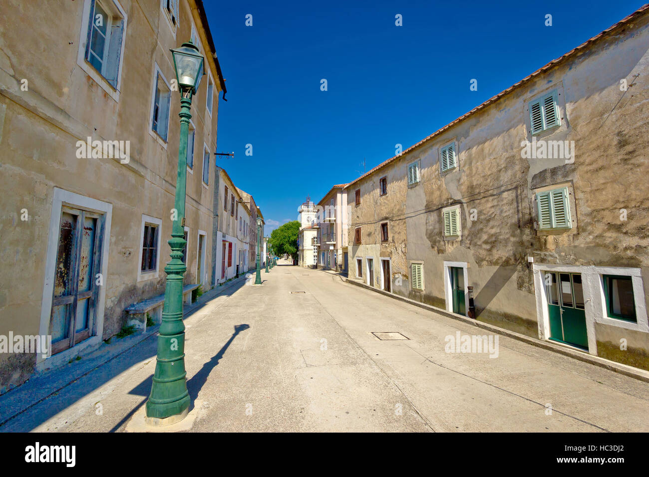 Main street of Benkovac town in Croatia Stock Photo - Alamy