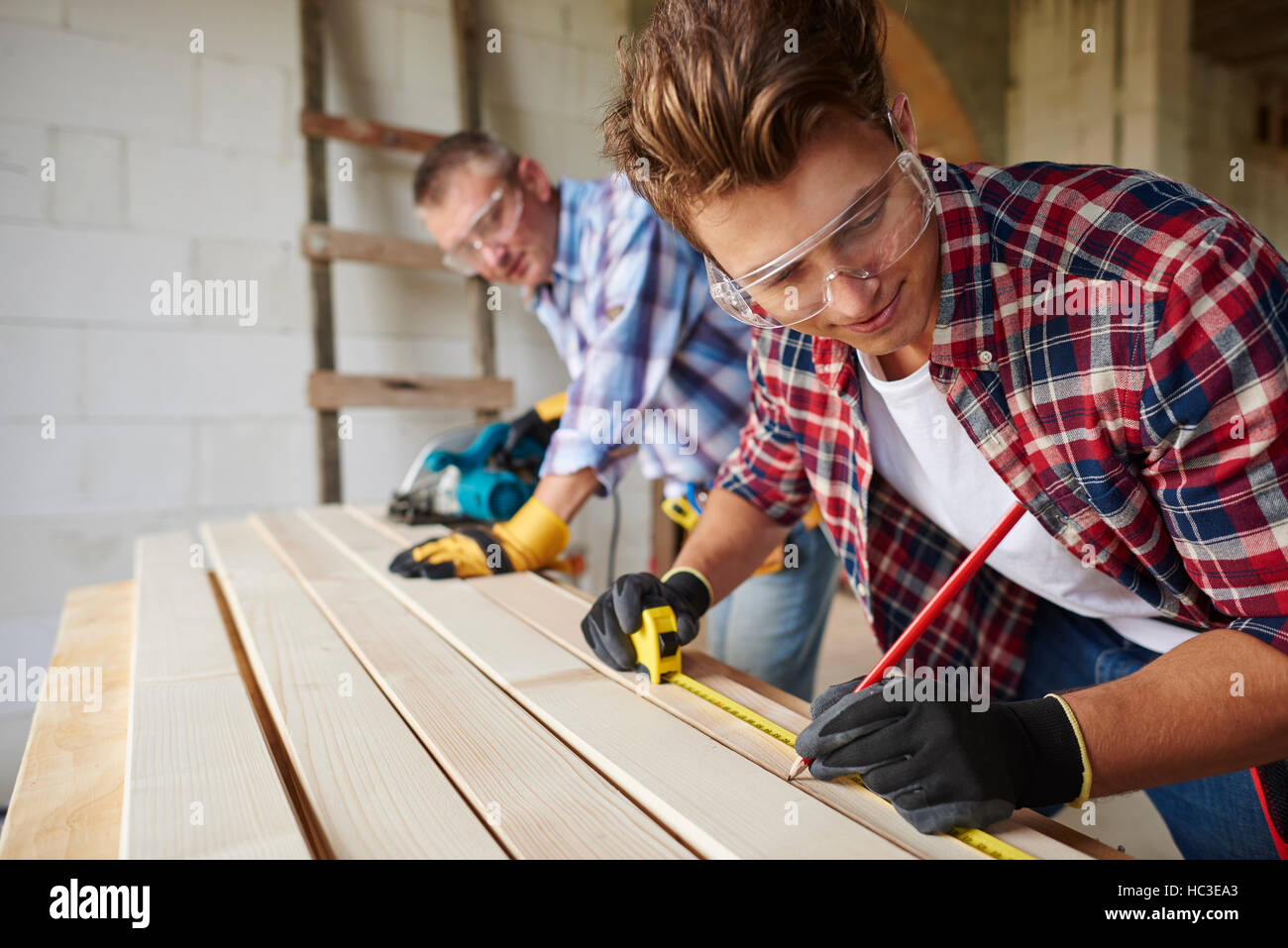 Younger and older men hi-res stock photography and images - Alamy