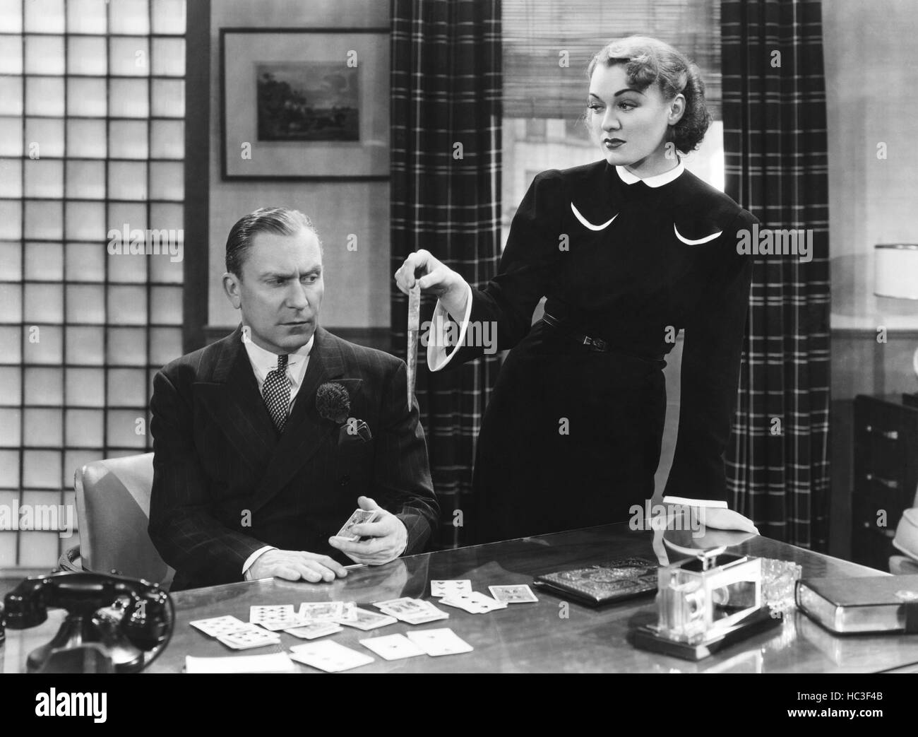 OH, DOCTOR, from left: William Demarest, Eve Arden, 1937 Stock Photo ...