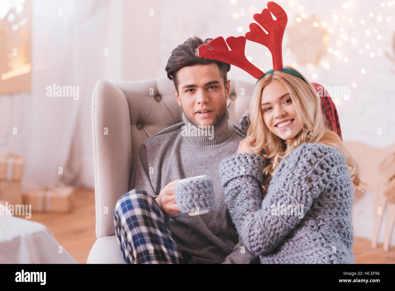 Cuddle up together hi-res stock photography and images - Alamy