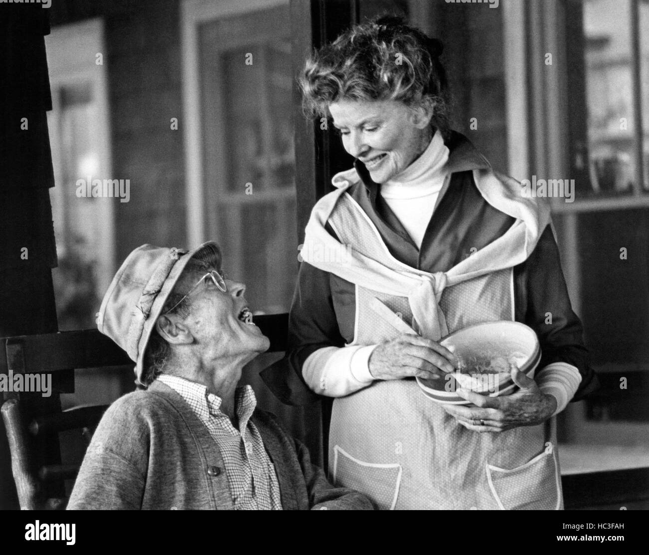 ON GOLDEN POND, from left: Henry Fonda, Katharine Hepburn, 1981 ...