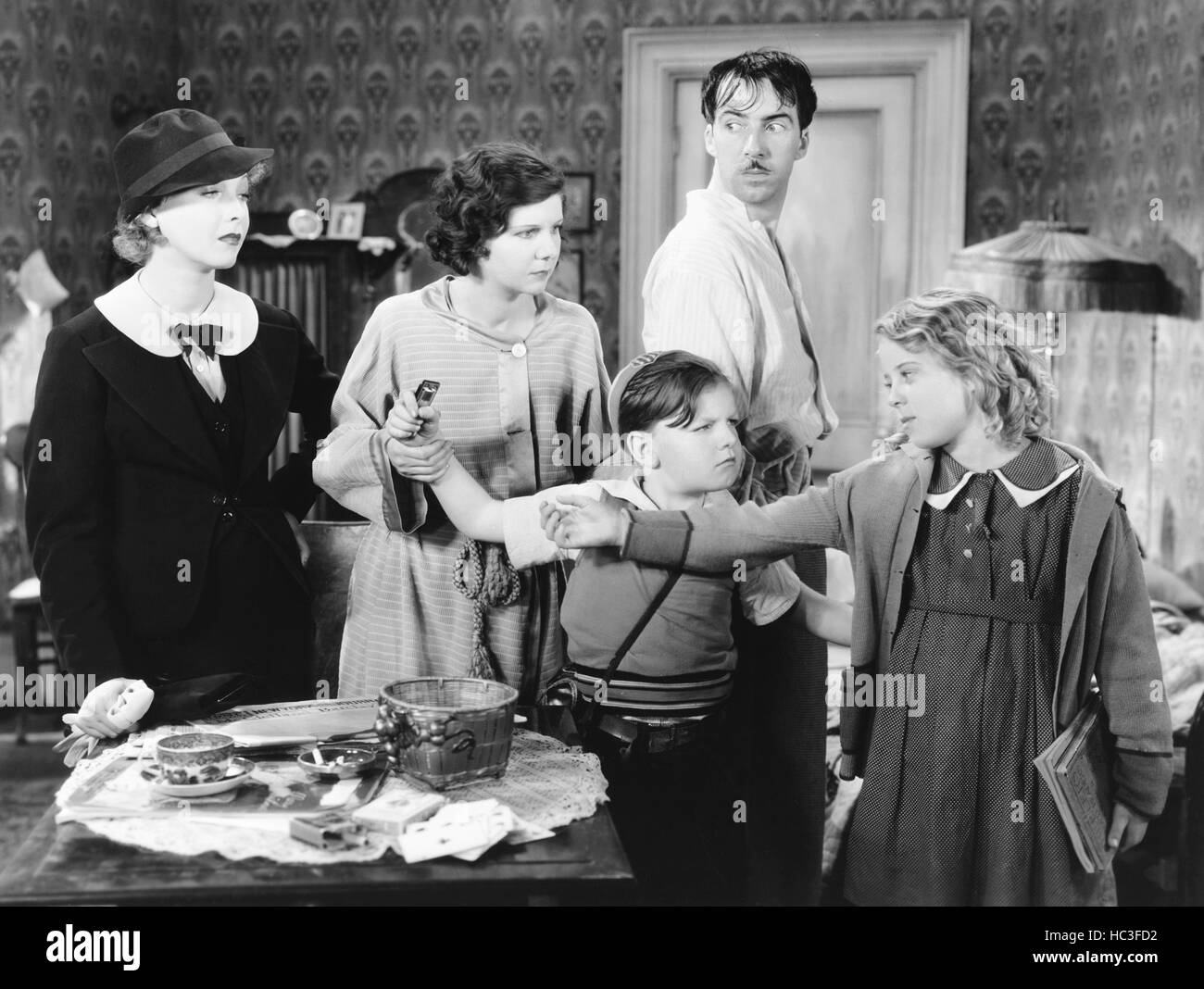 ONE HOUR LATE, from left: Helen Twelvetrees, Gladys Hulette, Billy Lee ...