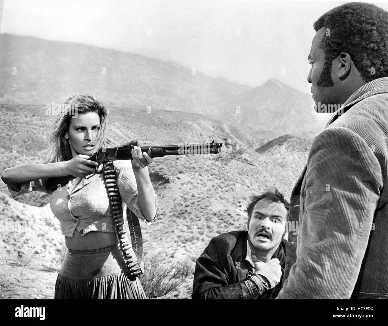Raquel Welch Jim Brown 100 Rifles