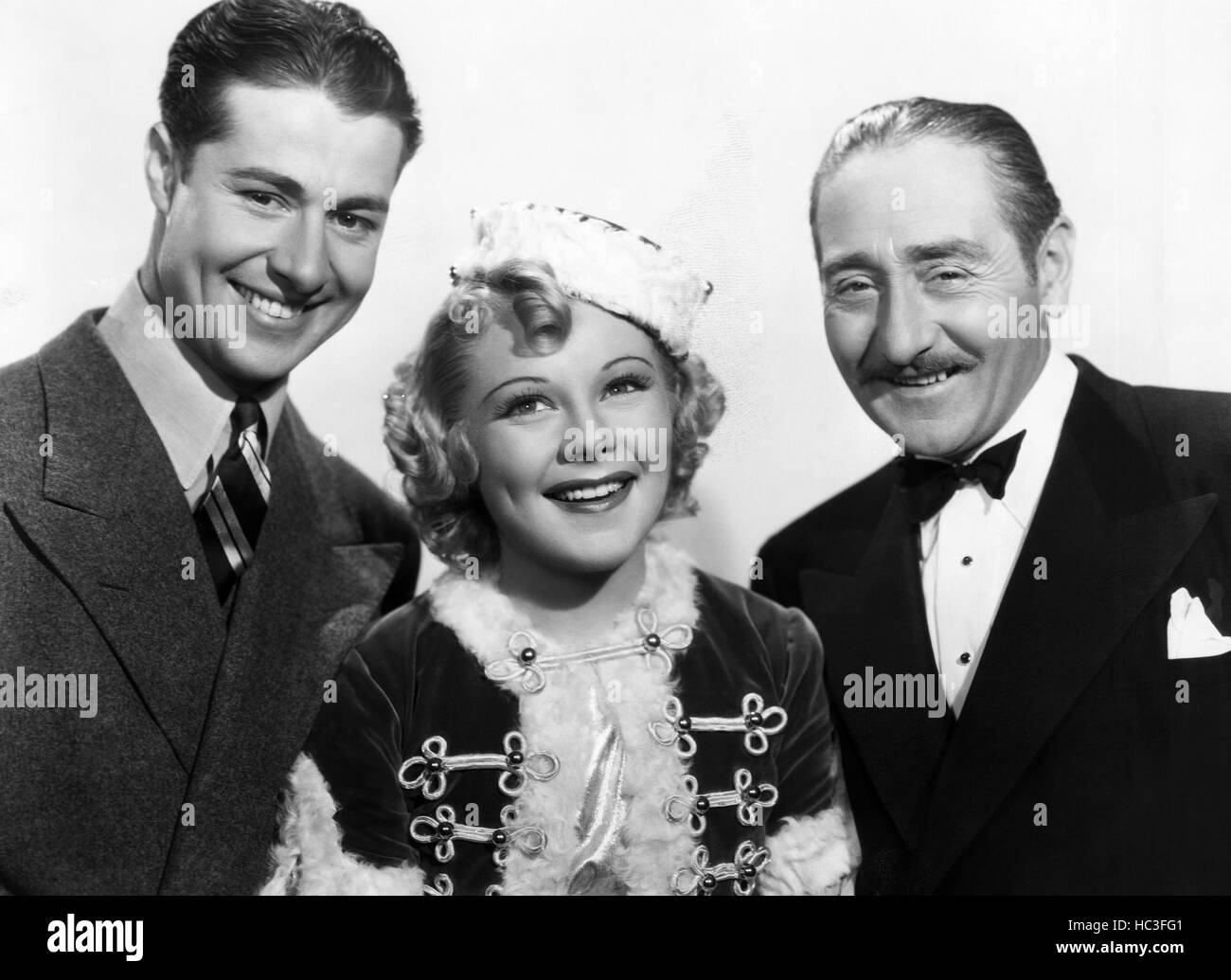 ONE IN A MILLION, Don Ameche, Sonja Henie, Adolphe Menjou, 1936 Stock ...