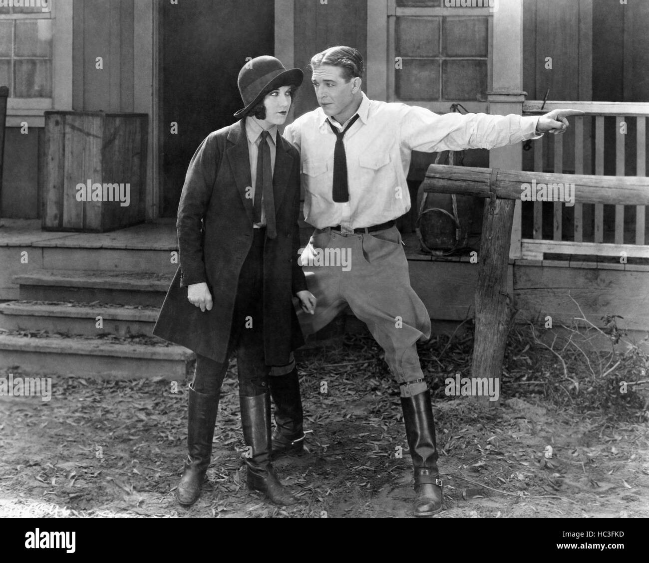 A ONE MAN GAME, from left: Fay Wray, Fred Humes, 1927 Stock Photo - Alamy
