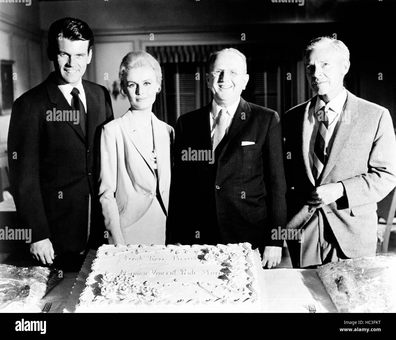 ONE MAN'S WAY, from left: Don Murray, Diana Hyland, Dr. Norman Vincent ...