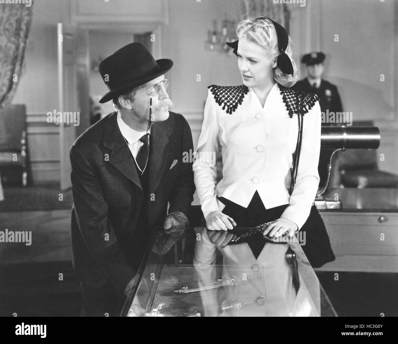 ONE MYSTERIOUS NIGHT, from left: Chester Morris, Janis Carter, 1944 ...