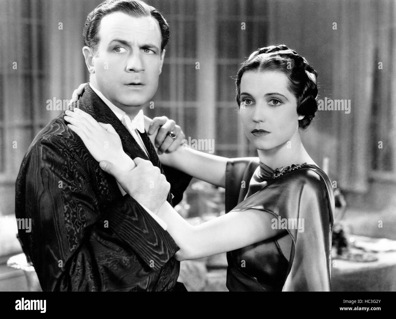 ONE NIGHT OF LOVE, from left: Tullio Carminati, Mona Barrie, 1934 Stock ...