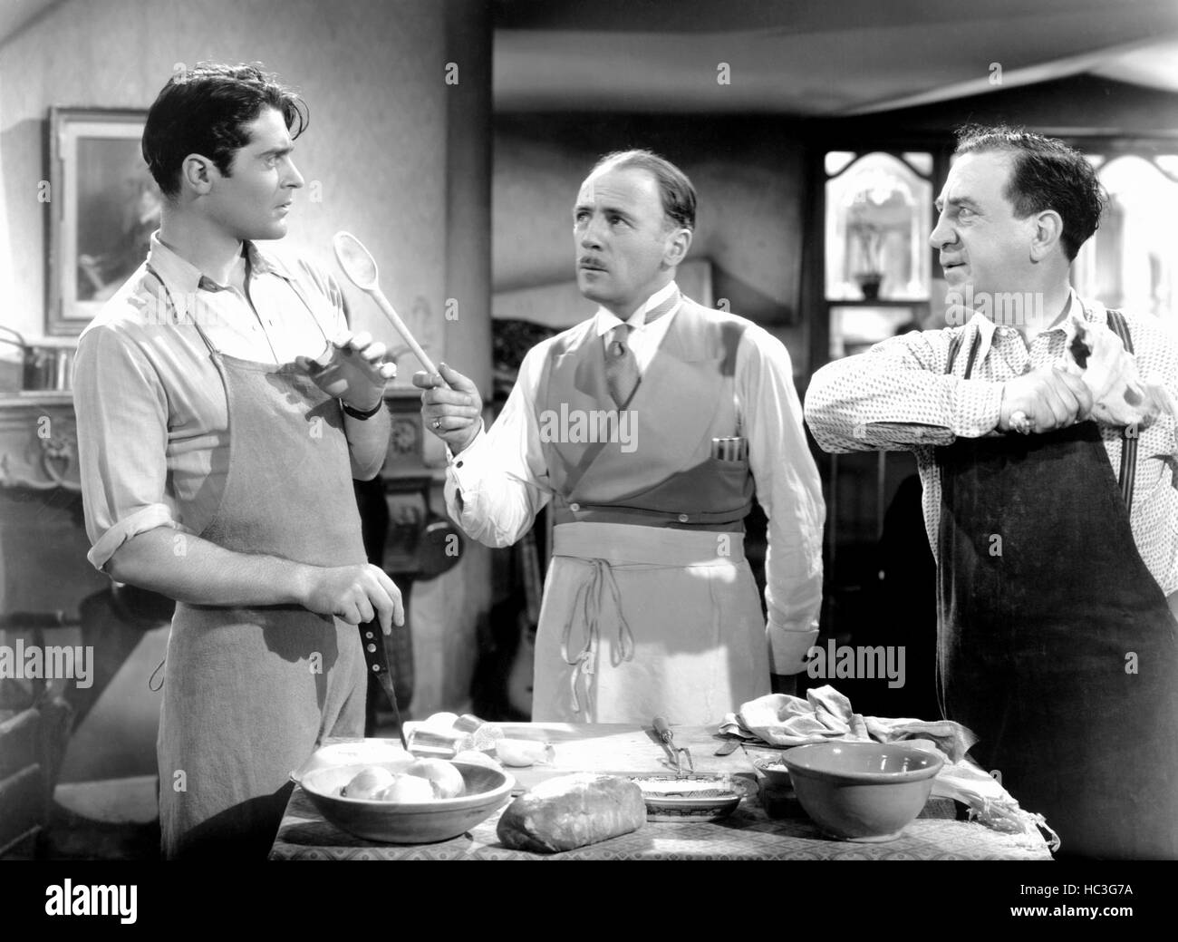 ONE RAINY AFTERNOON, from left: Francis Lederer, Roland Young, Hugh ...