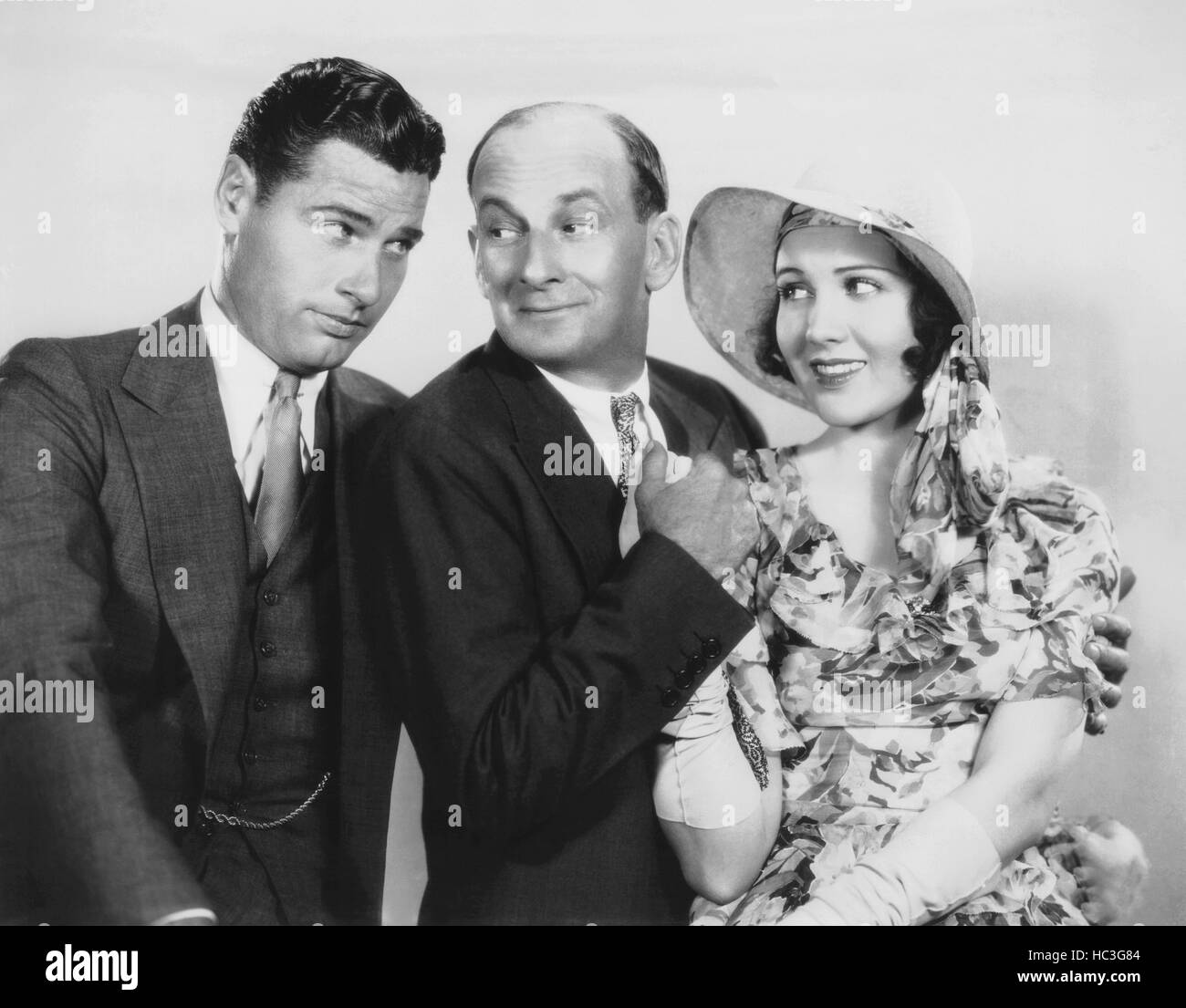 ONLY SAPS WORK, from left: Richard Arlen, Leon Errol, Mary Brian, 1930 Stock Photo - Alamy