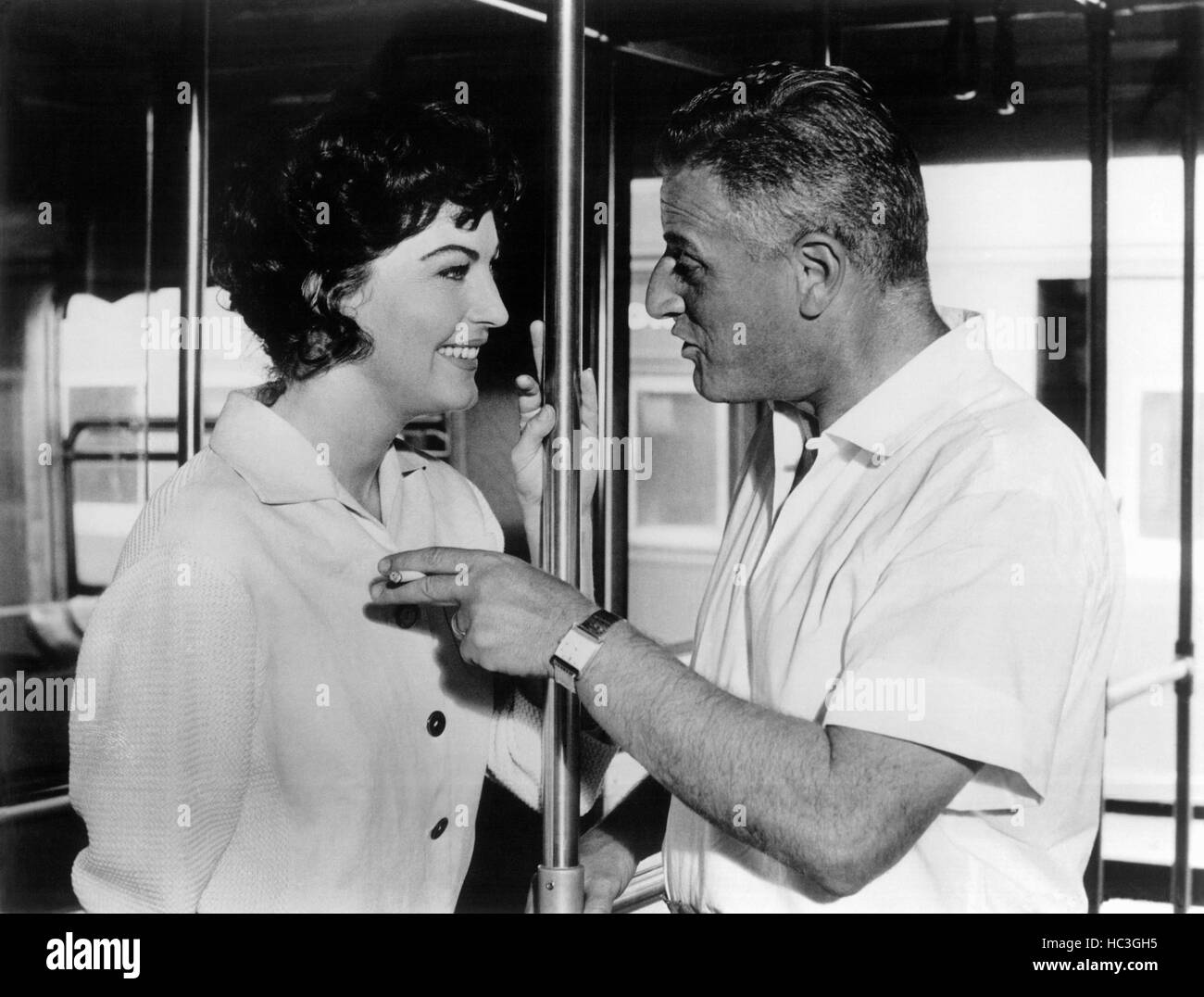 ON THE BEACH, Ava Gardner, director Stanley Kramer on set, 1959 Stock ...