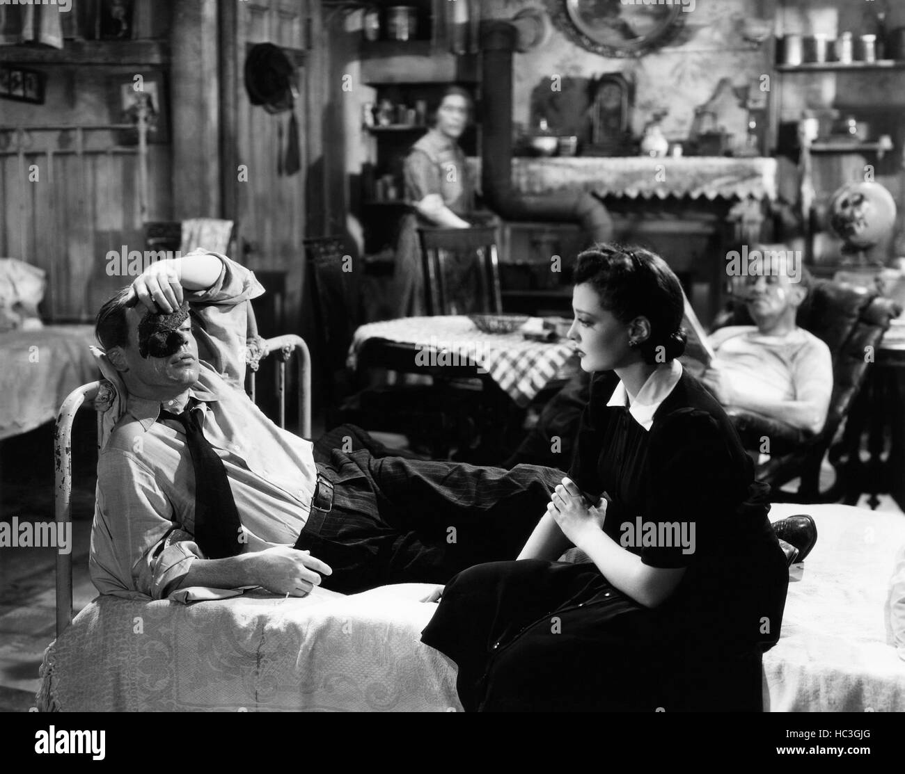 ONE THIRD OF A NATION, Myron McCormick, Sylvia Sidney, 1939 Stock Photo ...