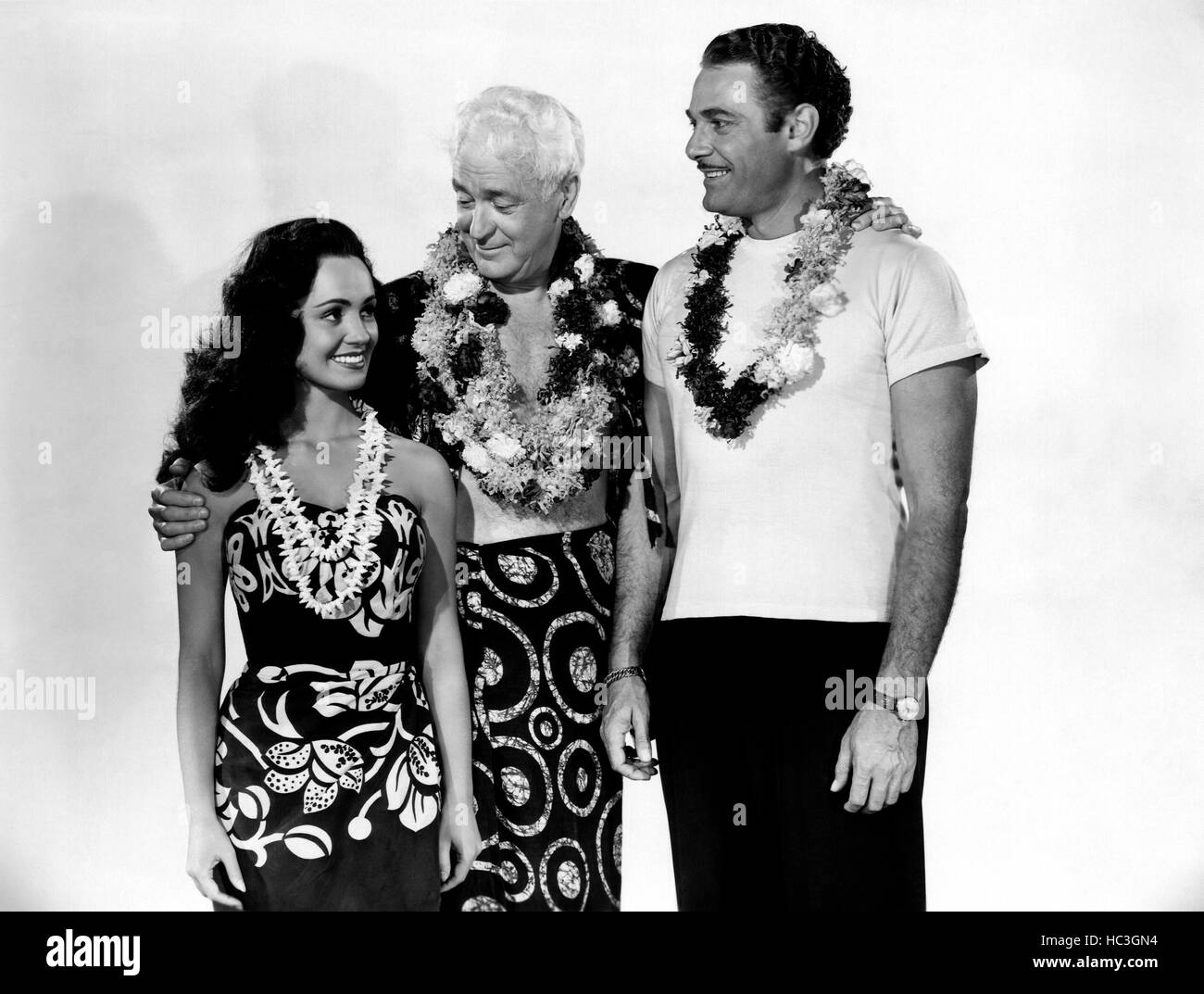 ON THE ISLE OF SAMOA, from left, Susan Cabot, Raymond Greenleaf, Jon ...