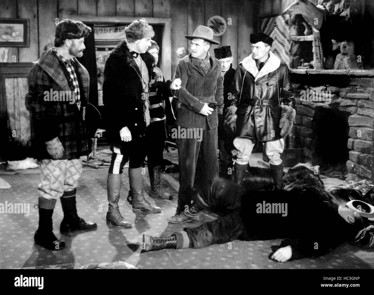 ON THE GREAT WHITE TRAIL, second from left: James Newill, 1938 Stock ...
