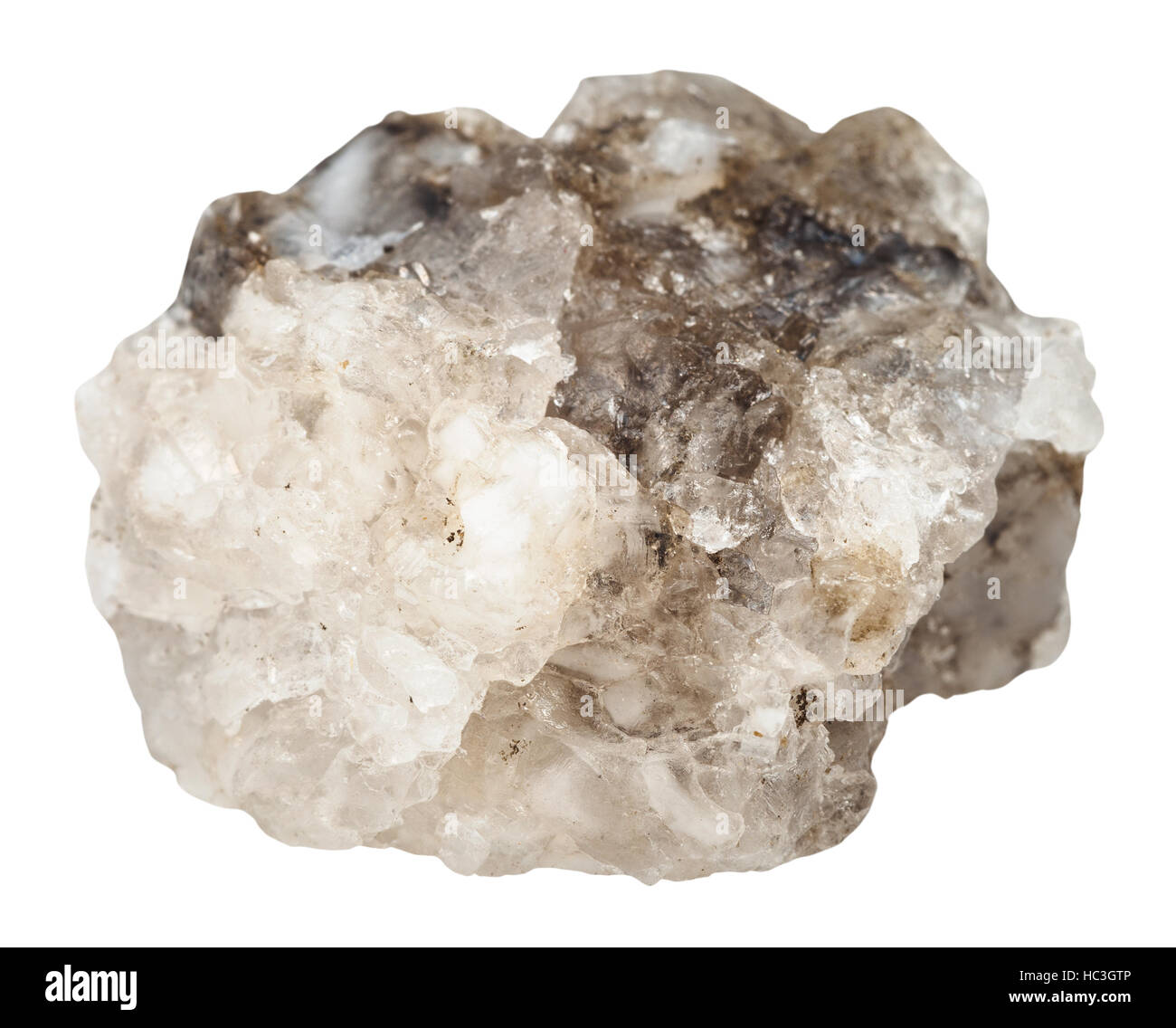 macro shooting of specimen of natural mineral - raw halite (rock salt ...
