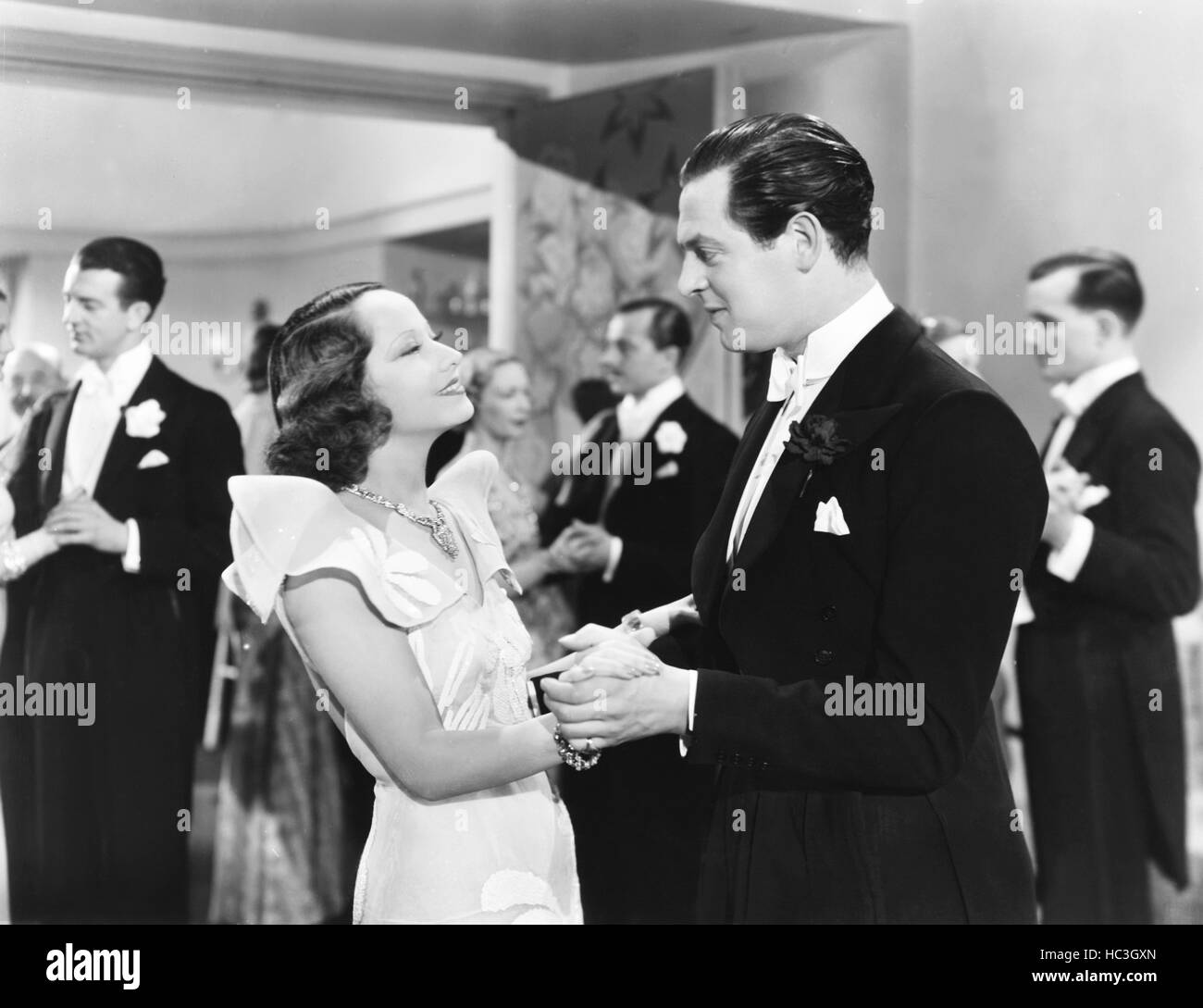 OVER THE MOON, from left: Merle Oberon, Louis Borel, 1939 Stock Photo ...