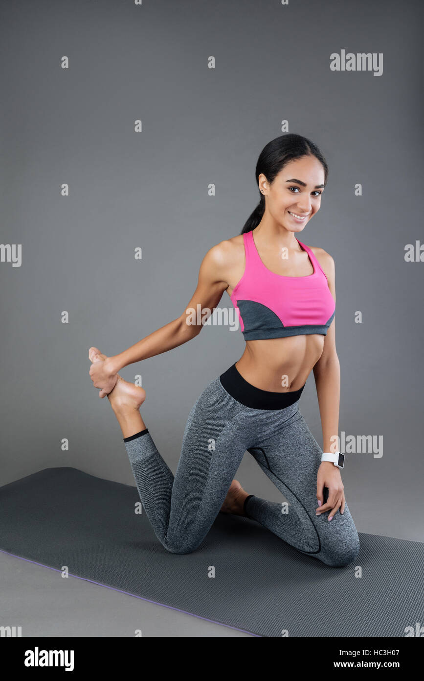 Leg stretch equipment hi-res stock photography and images - Alamy