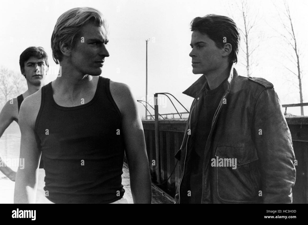 OXFORD BLUES, Julian Sands, Rob Lowe, 1984, (c)MGM/courtesy Everett ...