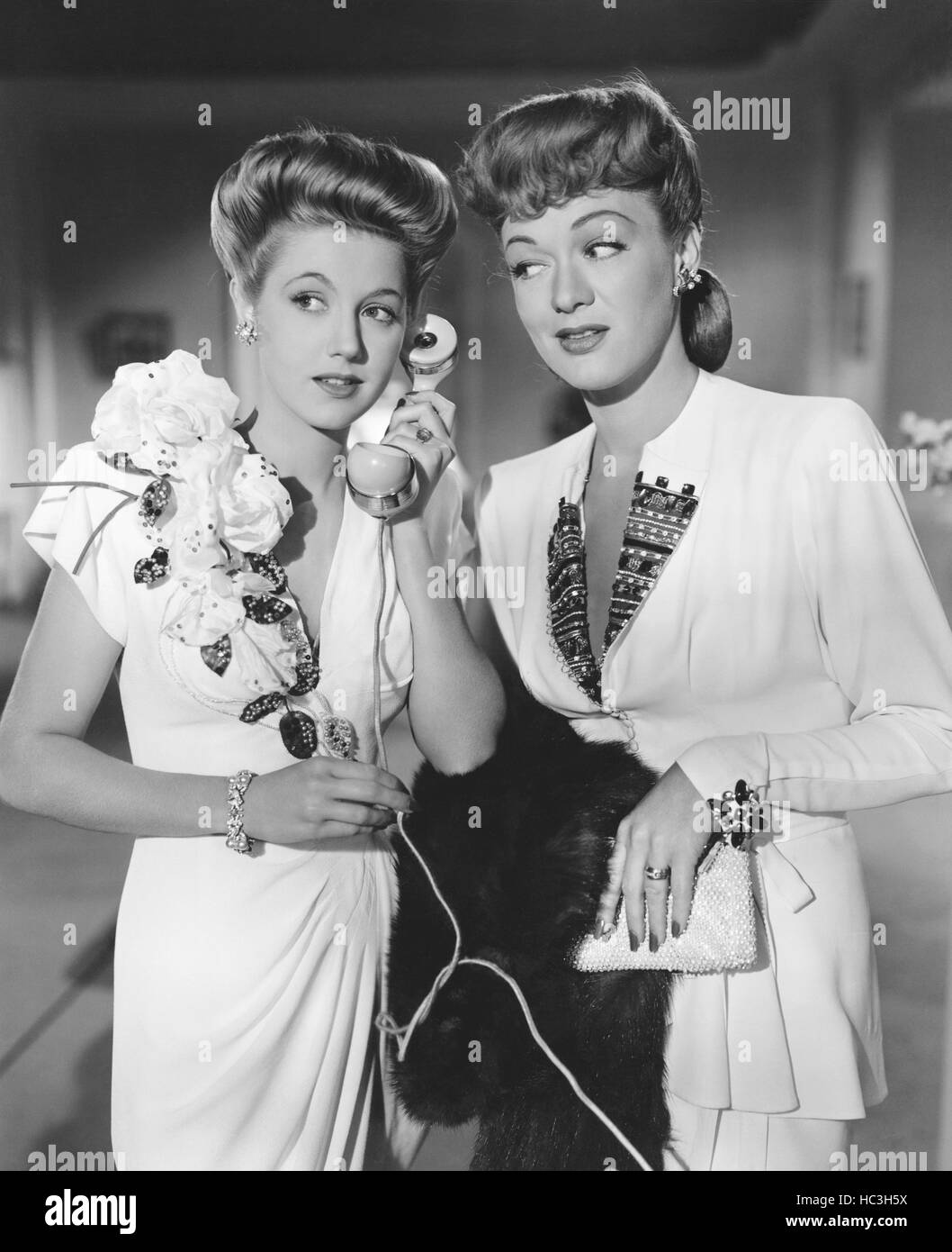 PAN-AMERICANA, from left: Audrey Long, Eve Arden, 1945 Stock Photo - Alamy