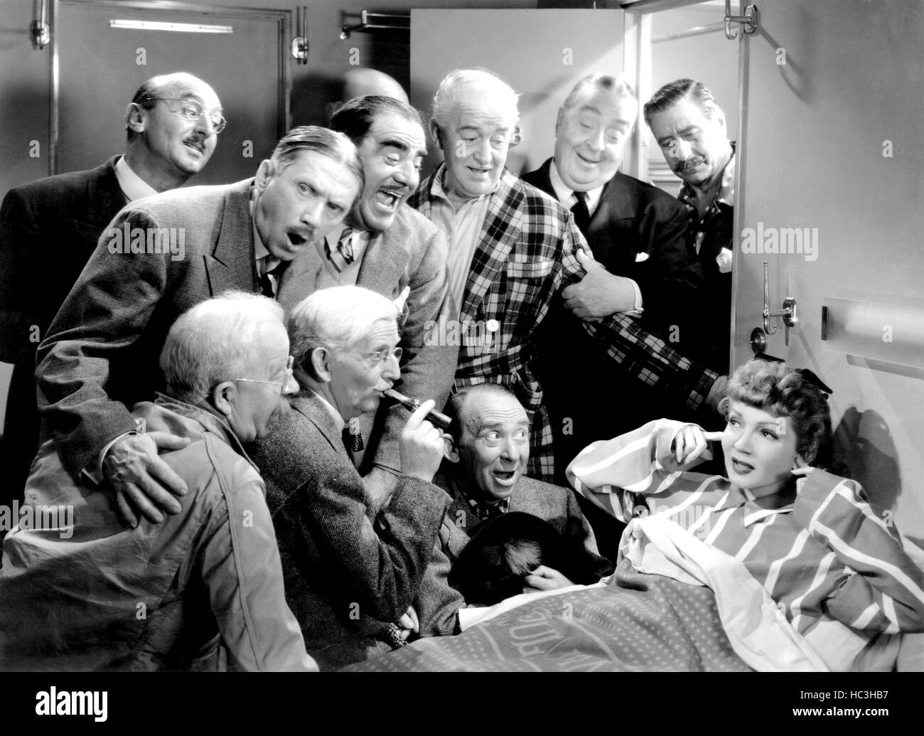 THE PALM BEACH STORY, Torben Meyer (extreme left), standing: Sheldon ...