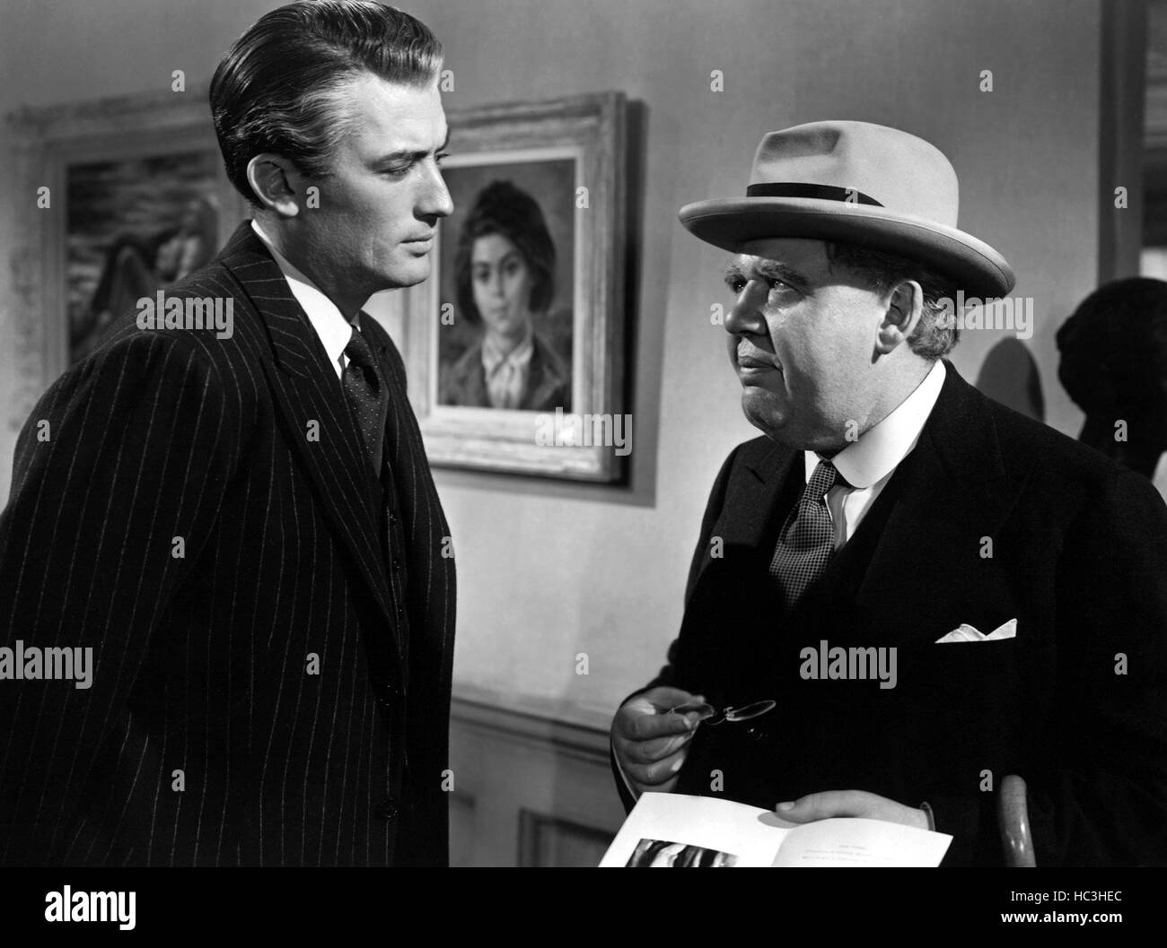 THE PARADINE CASE, Gregory Peck, Charles Laughton, 1947 Stock Photo - Alamy