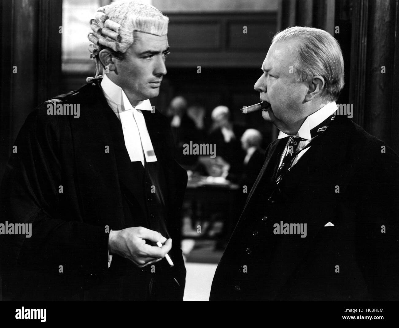 THE PARADINE CASE, Gregory Peck, Charles Coburn, 1947 Stock Photo - Alamy