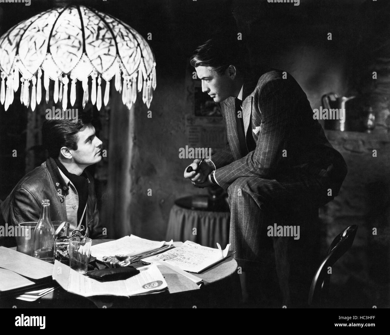 THE PARADINE CASE, Louis Jourdan, Gregory Peck, 1947 Stock Photo - Alamy