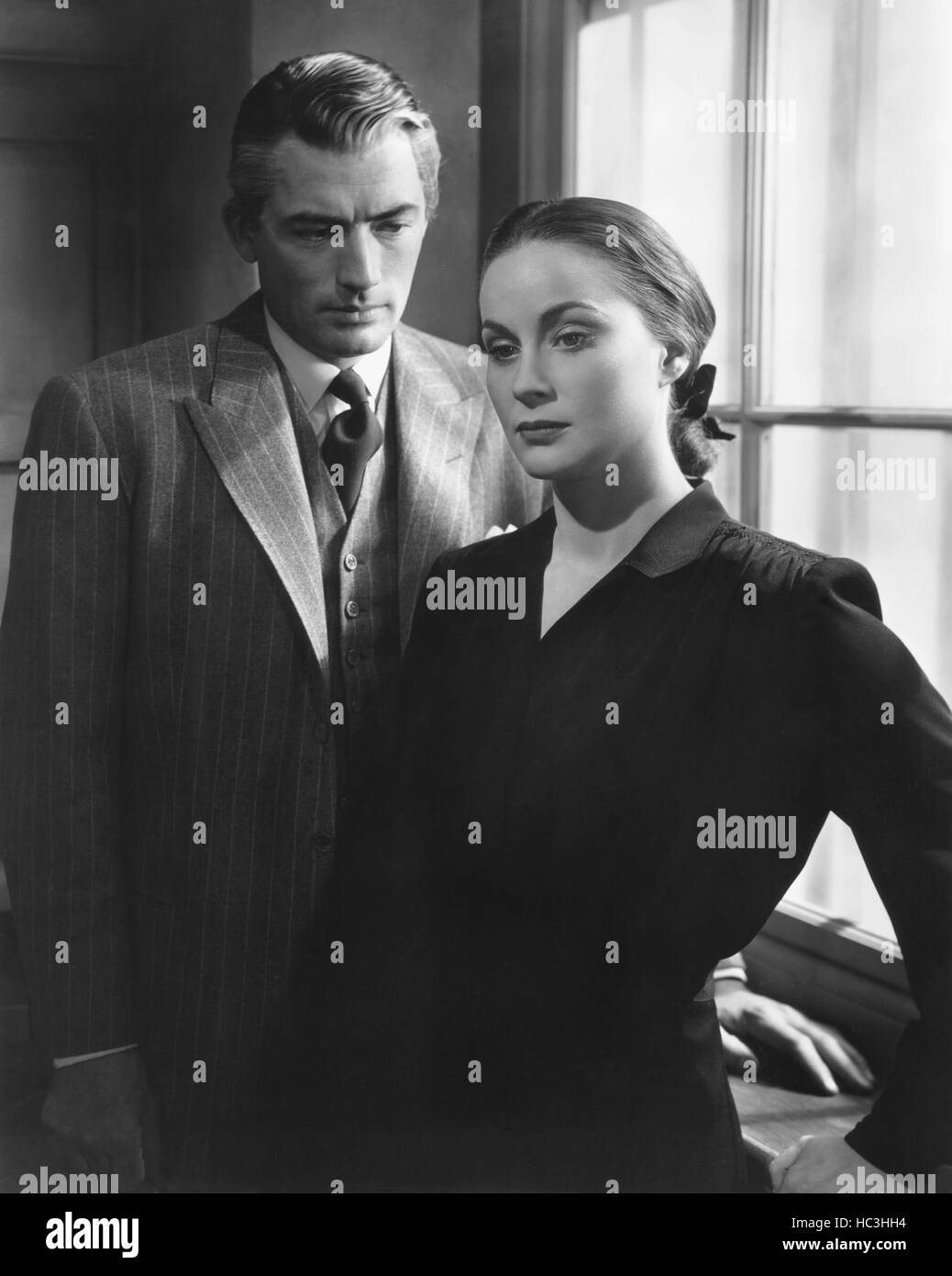 THE PARADINE CASE, from left: Gregory Peck, Alida Valli, 1947 Stock ...