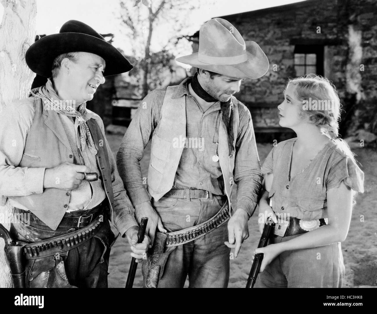 THE PAINTED DESERT, from left, J. Farrell MacDonald, Clark Gable, Helen ...