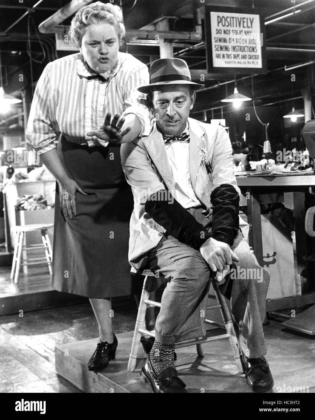THE PAJAMA GAME, Reta Shaw, Eddie Foy, Jr., 1957 Stock Photo - Alamy