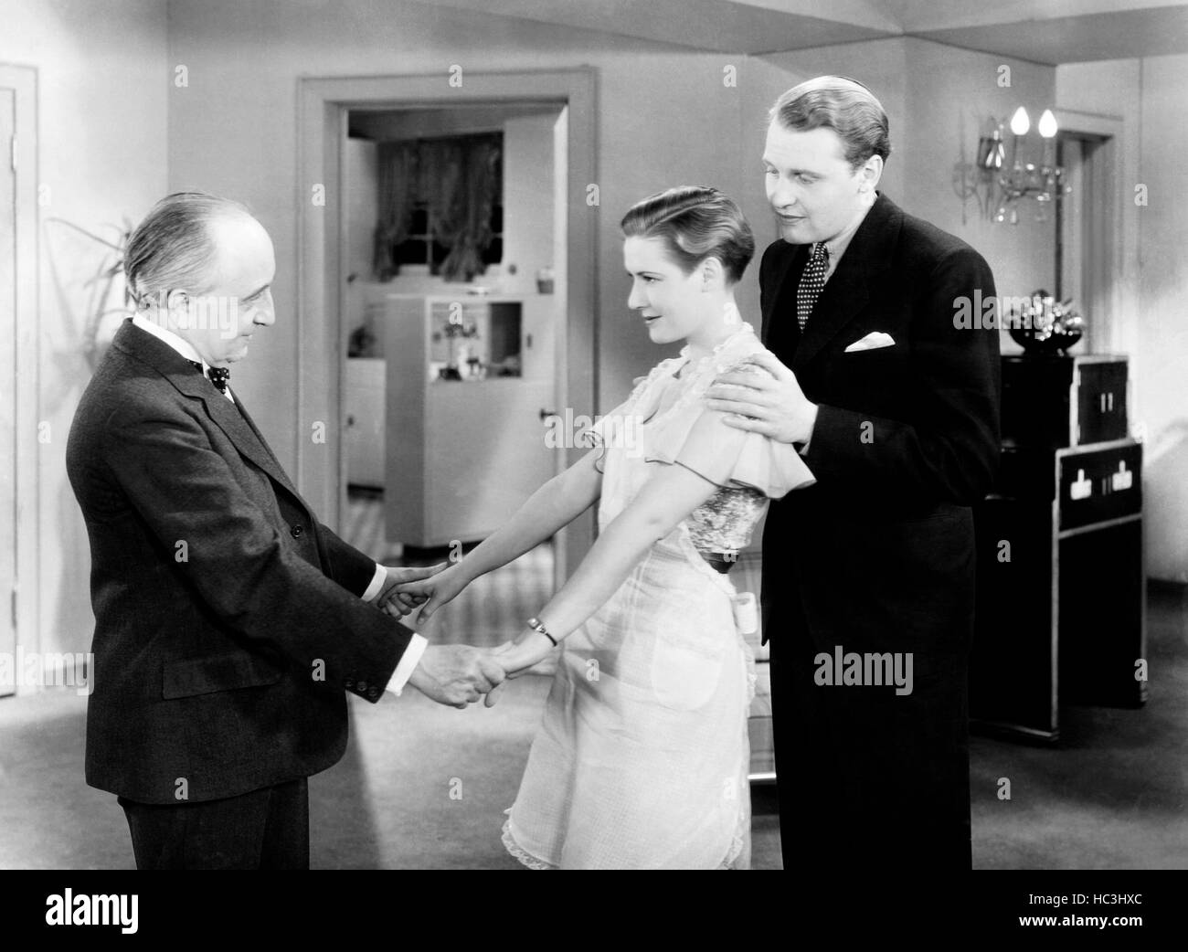 PAROLE GIRL, from left, Ferdinand Gottschalk, Mae Clarke, Ralph Bellamy ...