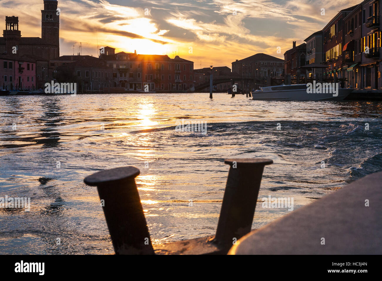 Sunset view over italian hi-res stock photography and images - Alamy