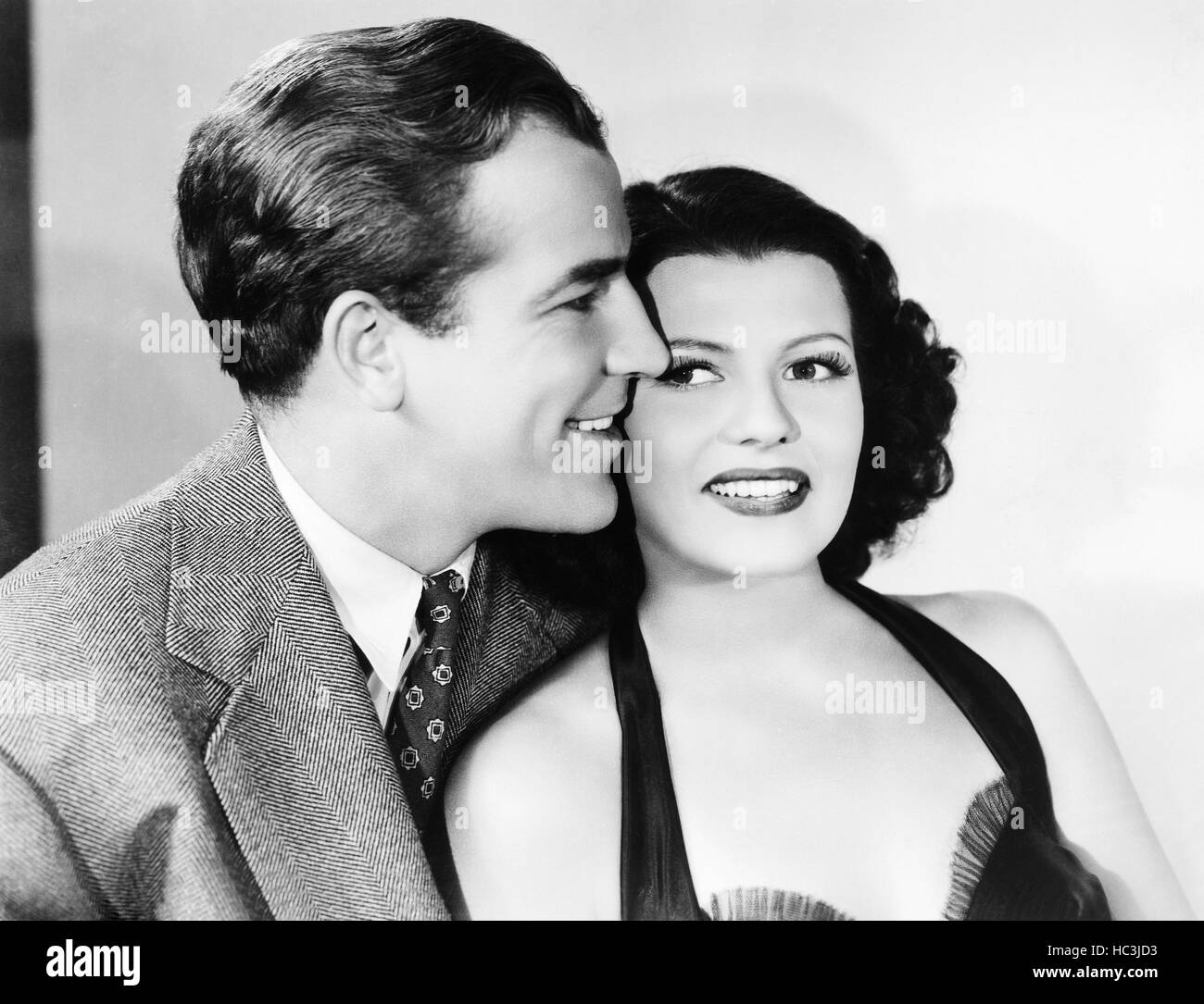PAID TO DANCE, from left: Don Terry, Rita Hayworth, 1937 Stock Photo ...