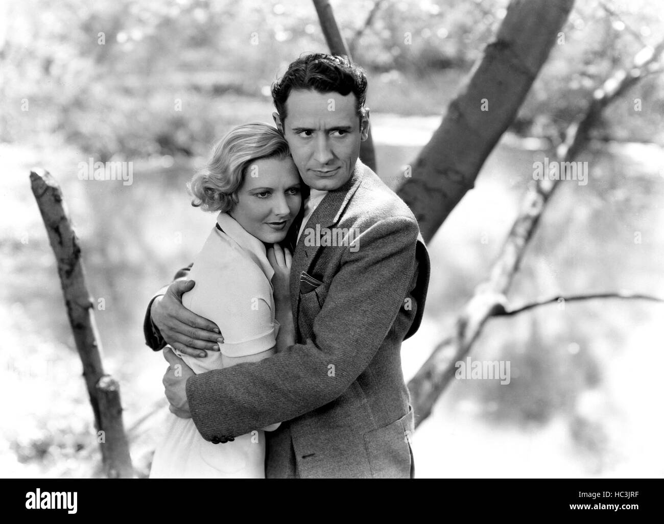 PARTY WIRE, from left, Jean Arthur, Victor Jory, 1935 Stock Photo - Alamy