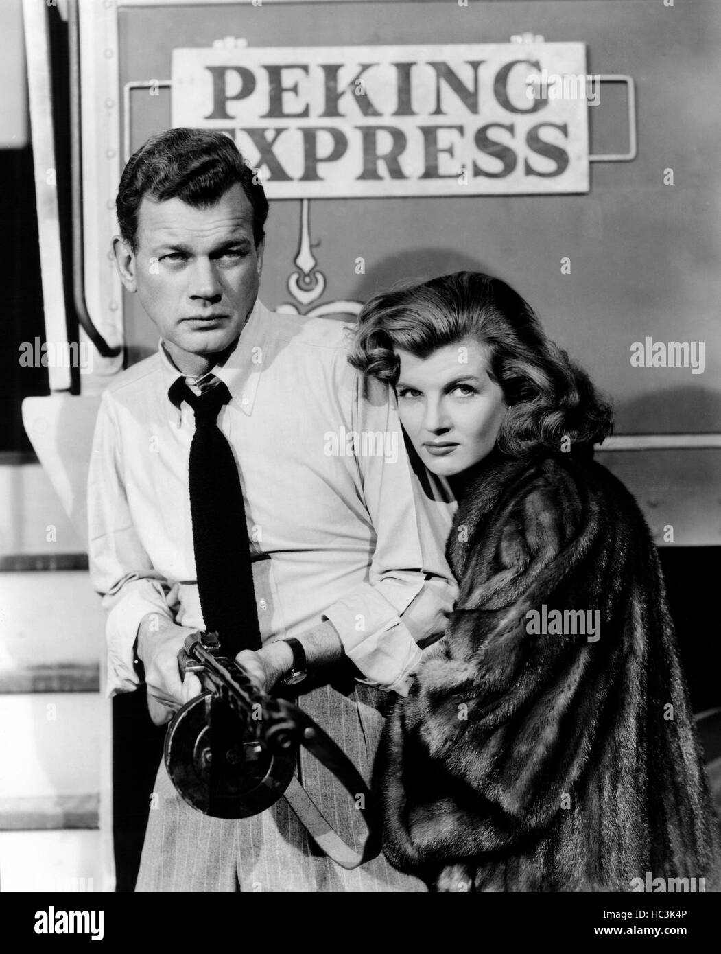 PEKING EXPRESS, from left, Joseph Cotten, Corinne Calvet, 1951 Stock ...